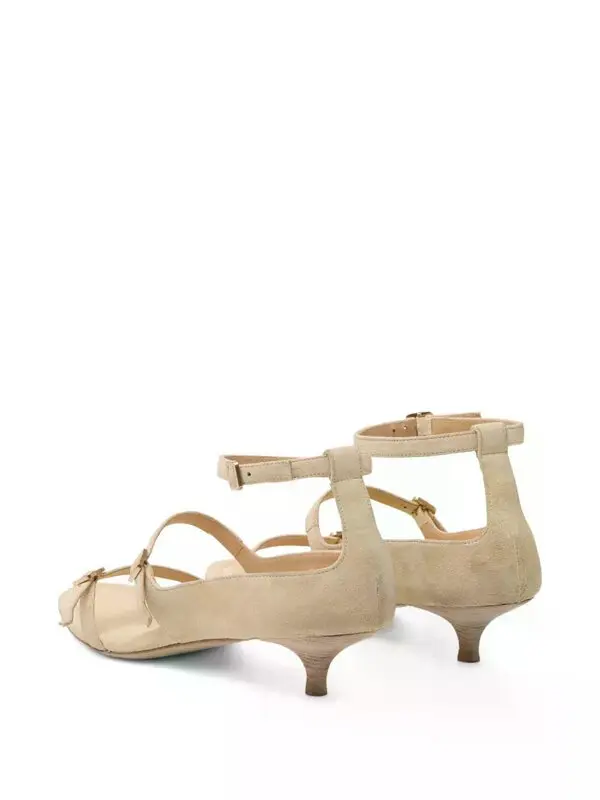 Marsèll Buckle Strap Kitten Heel Sandals