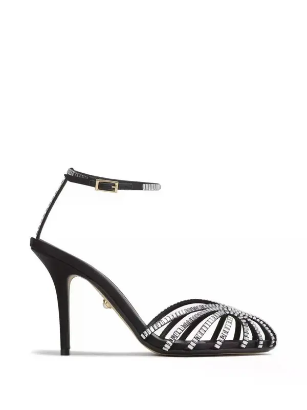 ALEVI MILANO Embellished Strap Sandals - Silver