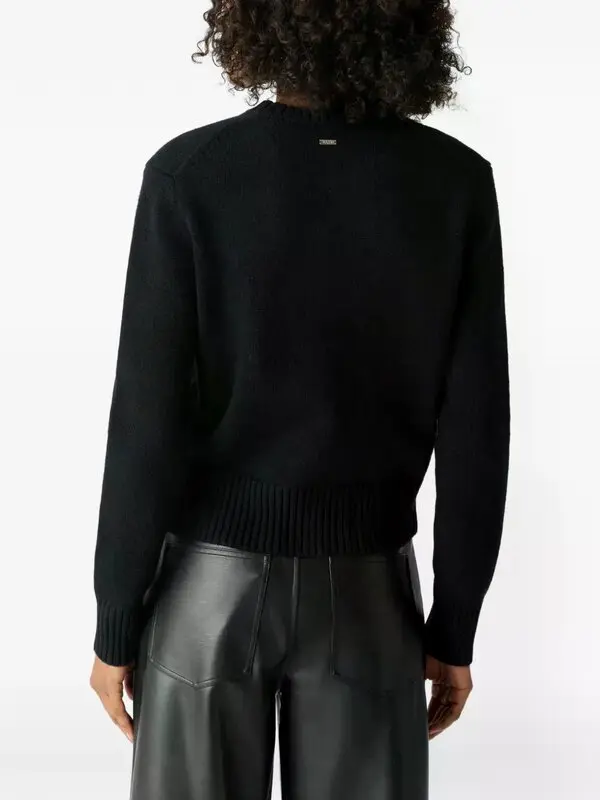 TOCCIN Jenny Crewneck Sweater - Black