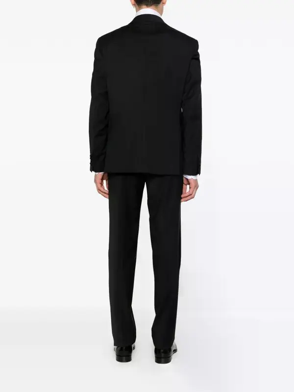 MANUEL RITZ Long-sleeve Buttoned Suit - Black