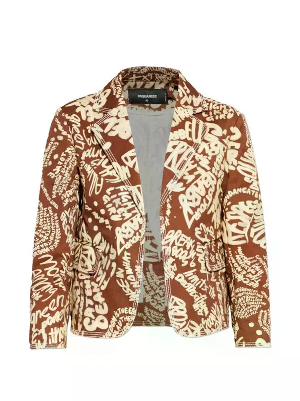 Dsquared2 Rebel Hibiscus Maggie Jacket
