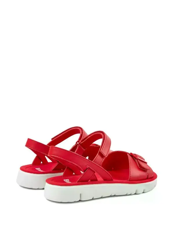 Camper Oruga Buckle Sandals - Red