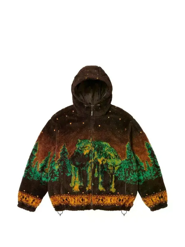 Supreme B.b. Simon Reversible Hooded Fleece Jacket