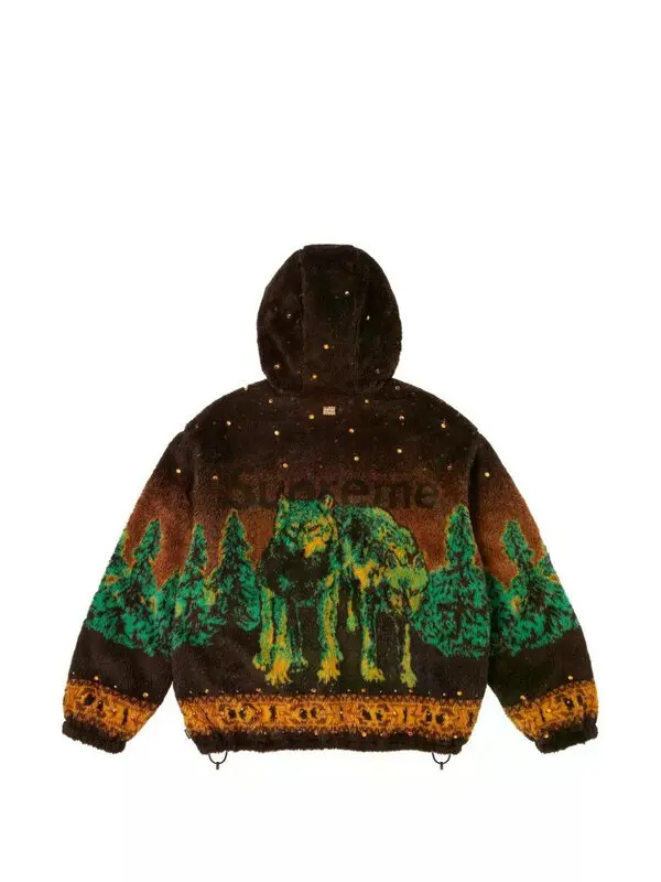 Supreme B.b. Simon Reversible Hooded Fleece Jacket