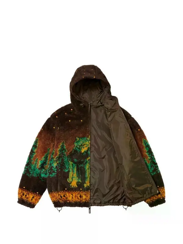 Supreme B.b. Simon Reversible Hooded Fleece Jacket