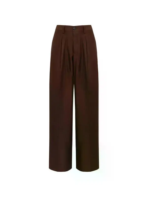 LANEUS Button Tailored Trousers