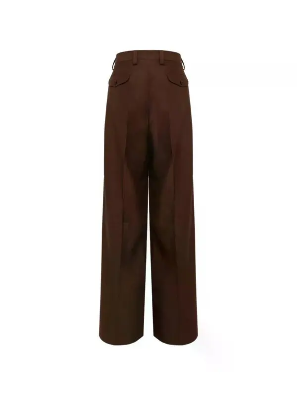 LANEUS Button Tailored Trousers