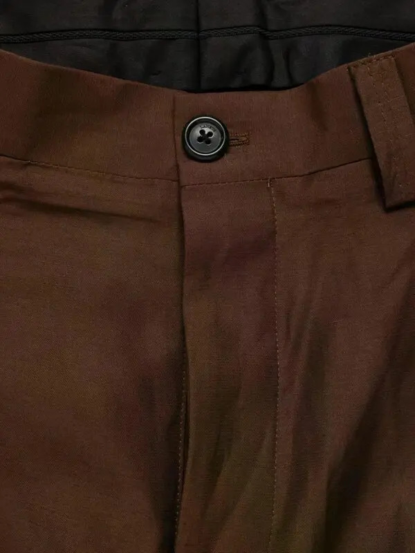 LANEUS Button Tailored Trousers