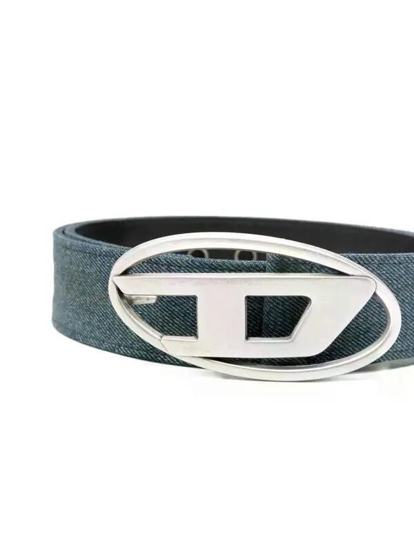 DIESEL® Oval D Logo Plaque Belt
