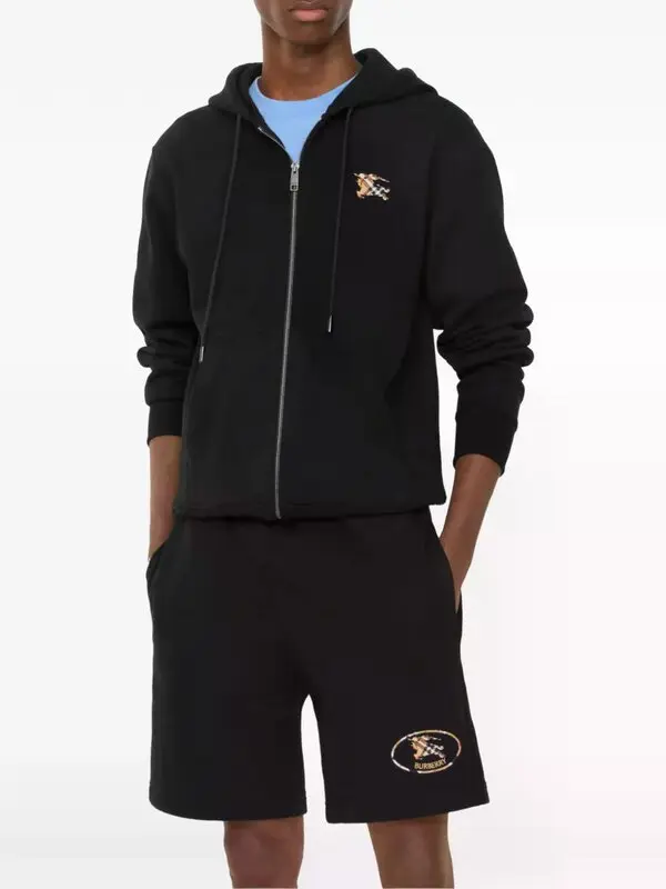 Burberry Knight Stamp Cotton Shorts