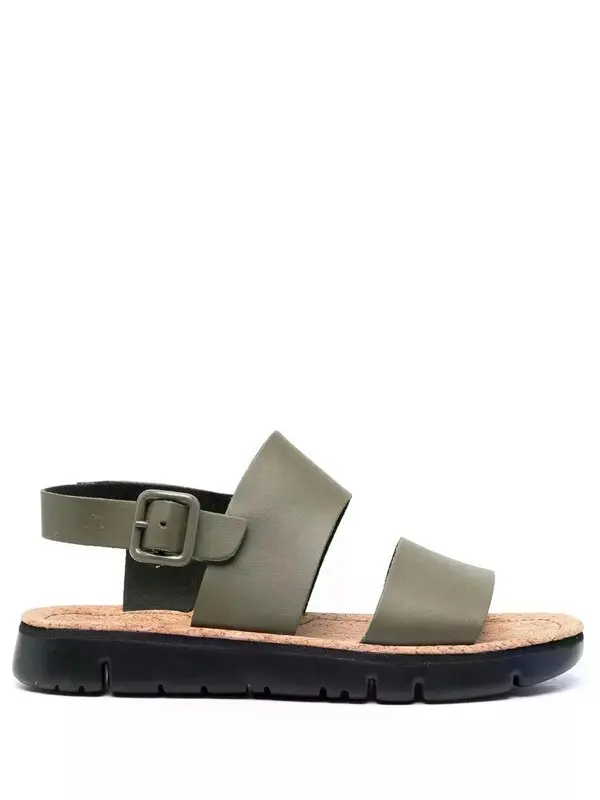 Camper Oruga Sling-back Sandals - Green
