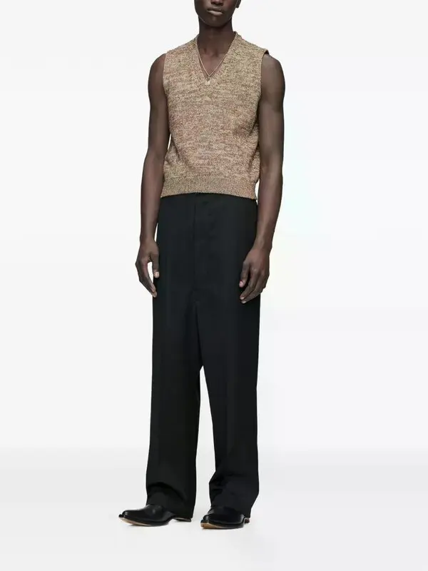 MAISON MARGIELA Sleeveless V-neck Top