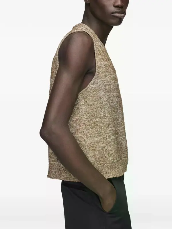 MAISON MARGIELA Sleeveless V-neck Top