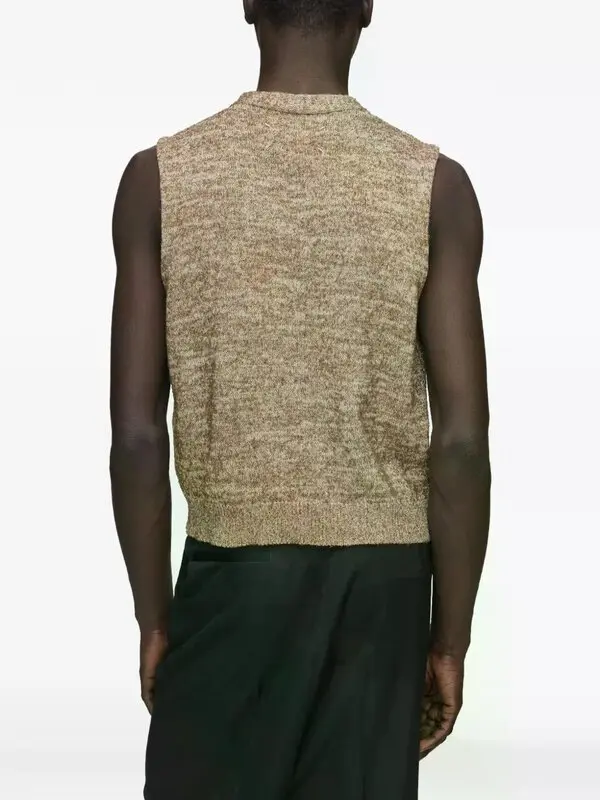 MAISON MARGIELA Sleeveless V-neck Top