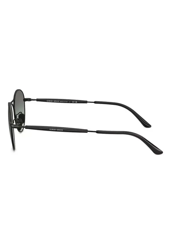 Giorgio Armani Round Frame Gradient Tint Sunglasses