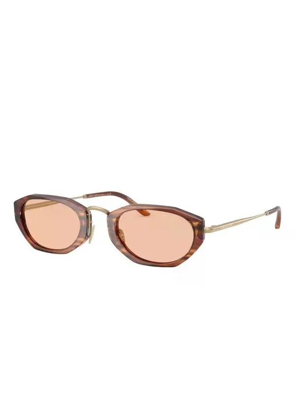 Giorgio Armani Oval Frame Tinted Sunglasses