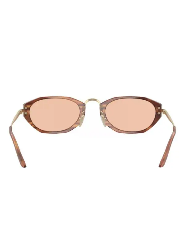 Giorgio Armani Oval Frame Tinted Sunglasses