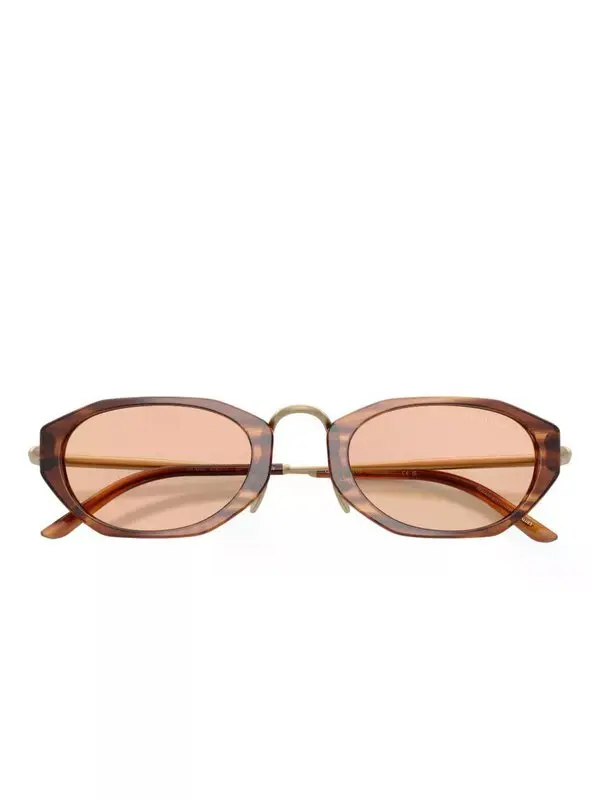 Giorgio Armani Oval Frame Tinted Sunglasses