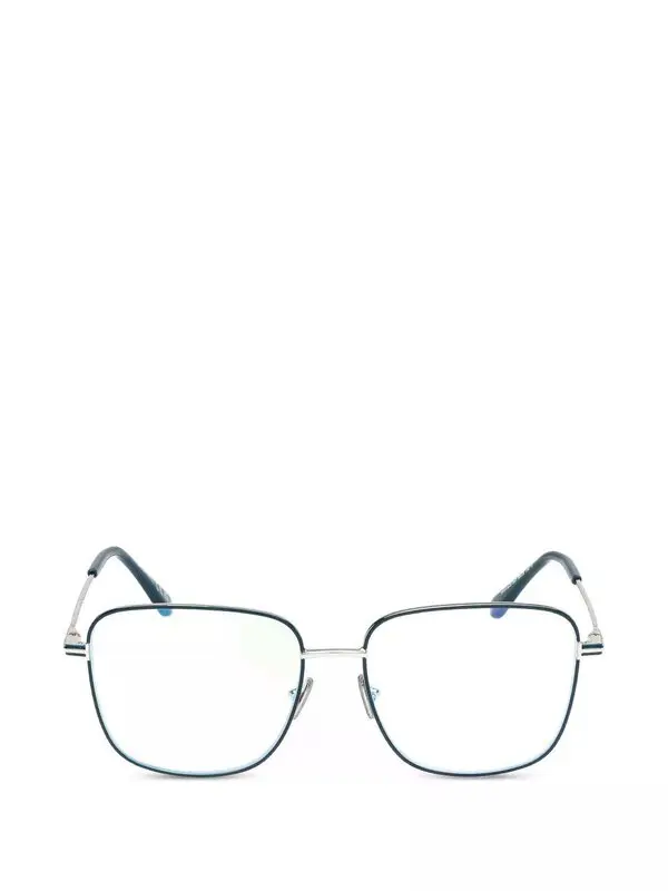 TOM FORD Metal Square-frame Glasses - Silver