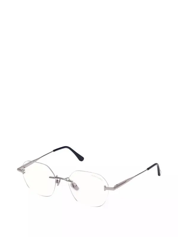 TOM FORD Rimless Oval-frame Glasses