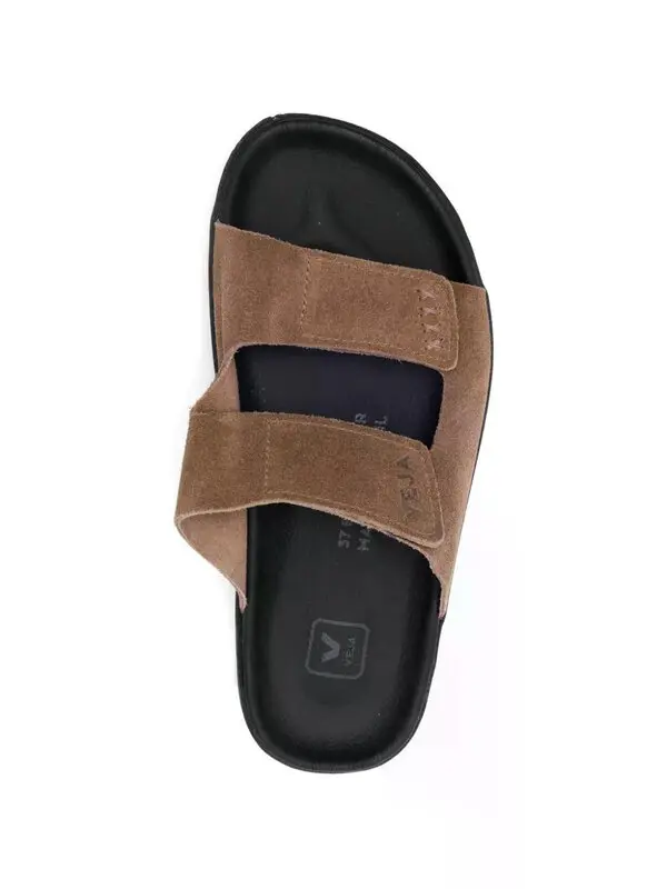 VEJA Etna Suede Strap Sandals - Neutrals