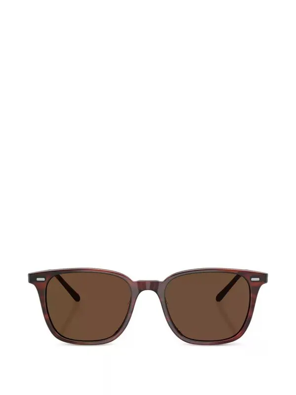 Oliver Spencer Square Frame Sunglasses - Brown