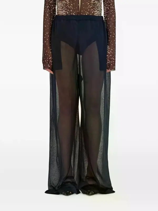 FERRAGAMO Wide Leg Jogger Trousers
