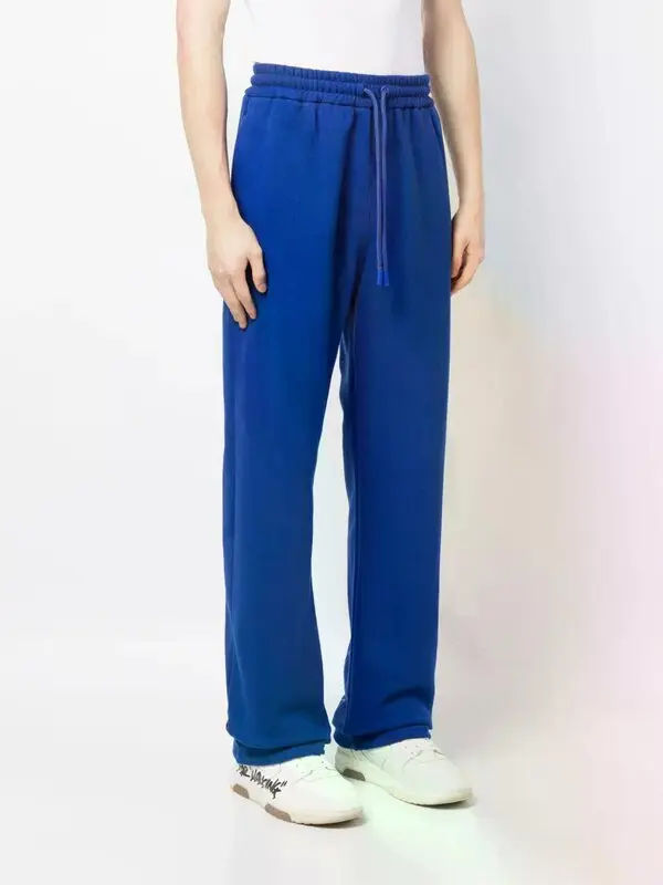 Off-White Diag-stripe Embroidered Track Pants - Blue