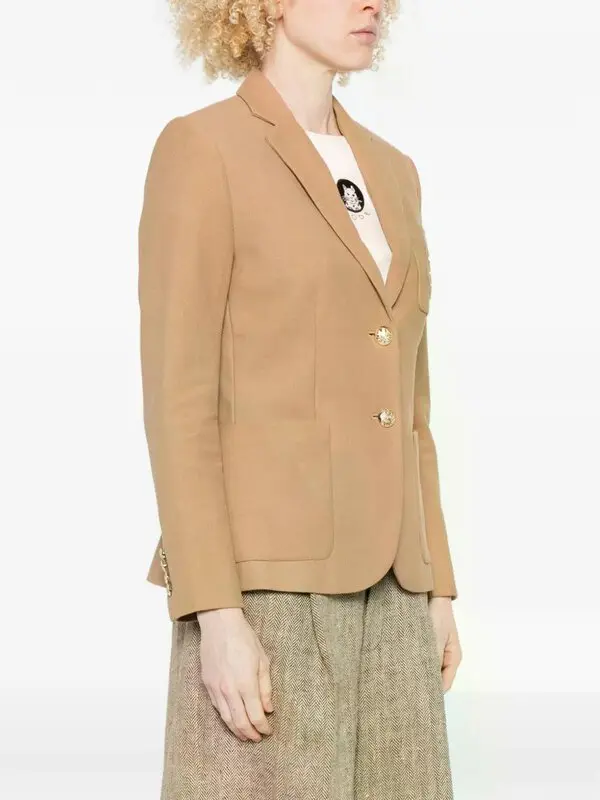 Ralph Lauren Embroidery-detail Chest-pocket Blazer