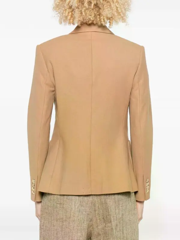 Ralph Lauren Embroidery-detail Chest-pocket Blazer