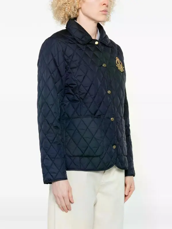 Ralph Lauren Quilted Emblem Jacket - Blue