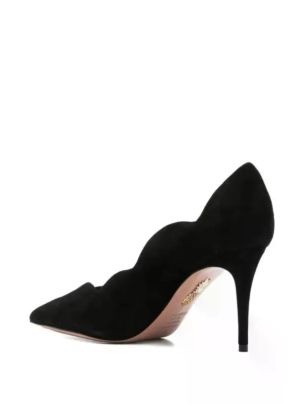 AQUAZZURA Petal Pumps - Black