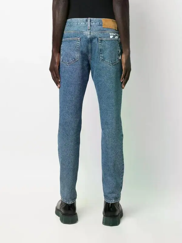 Off-White Diag-stripe Skinny Jeans
