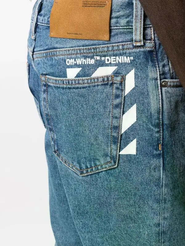 Off-White Diag-stripe Skinny Jeans