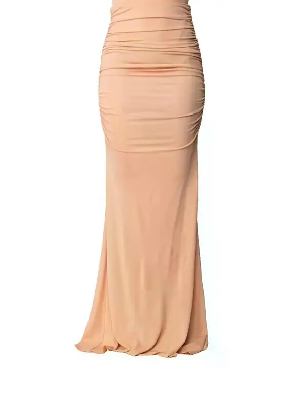 Elisabetta Franchi Ruched Long Skirt