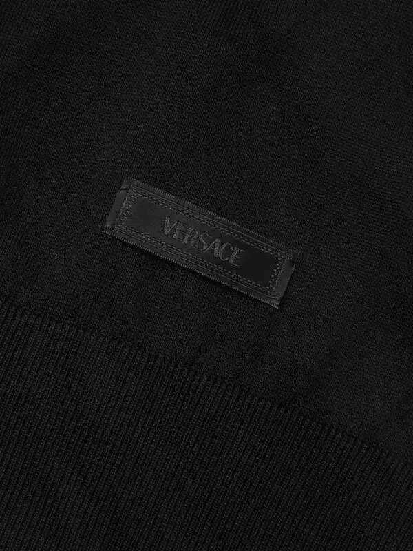 Versace Logo-patch Polo Shirt