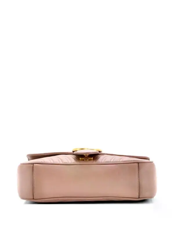 Gucci Gg Marmont Matelasse Leather Medium Shoulder Bag - Neutrals