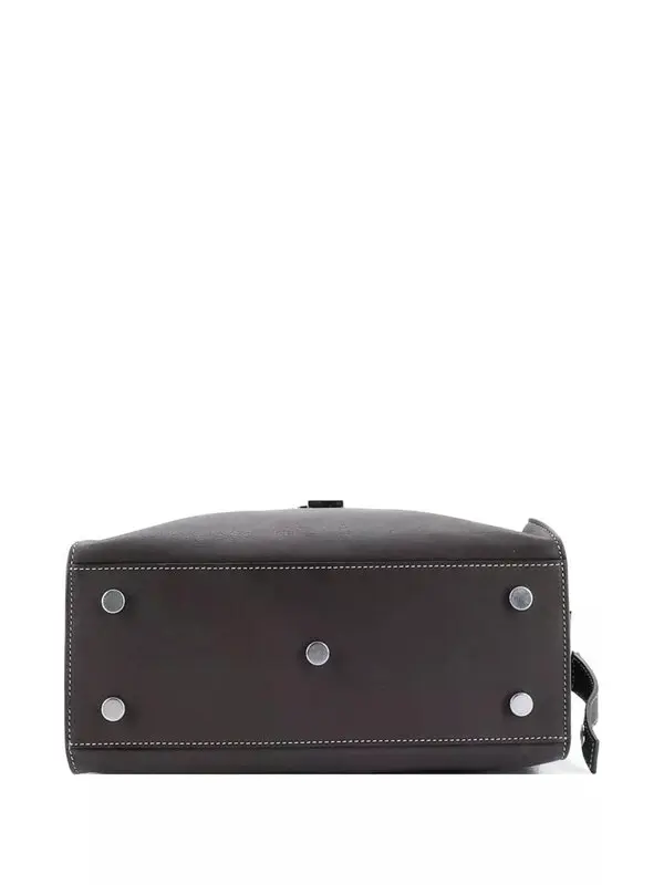 Saint Laurent Monogram Cabas Baby Satchel - Grey