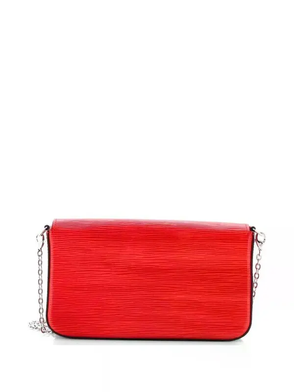 LOUIS VUITTON Felicie Pochette Epi Leather Crossbody Bag - Red