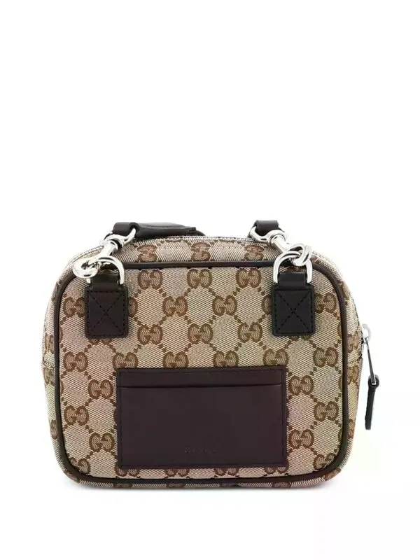 Gucci Web Loop Camera Bag Gg Canvas Mini Shoulder Bag