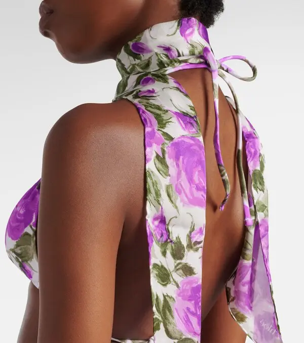 Chloé Bloom Floral Silk Scarf