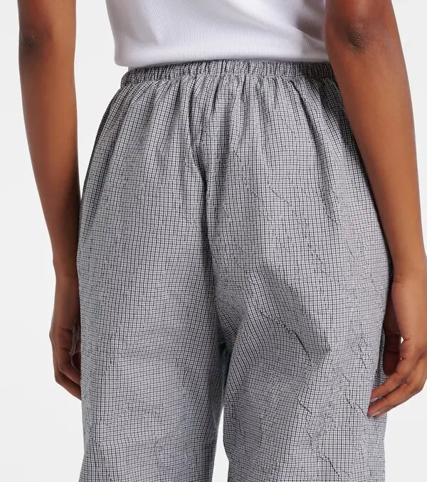 RÓHE Checked Cotton-blend Pajama Pants