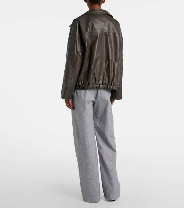 RÓHE Checked Cotton-blend Pajama Pants