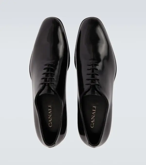 Canali Leather Oxford Shoes