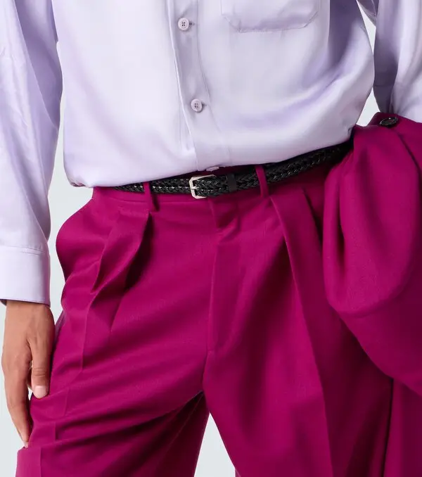 TOM FORD Braided Leather Belt