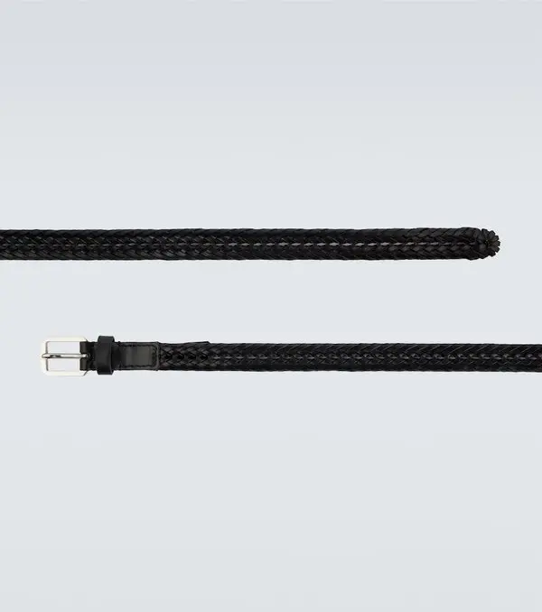 TOM FORD Braided Leather Belt