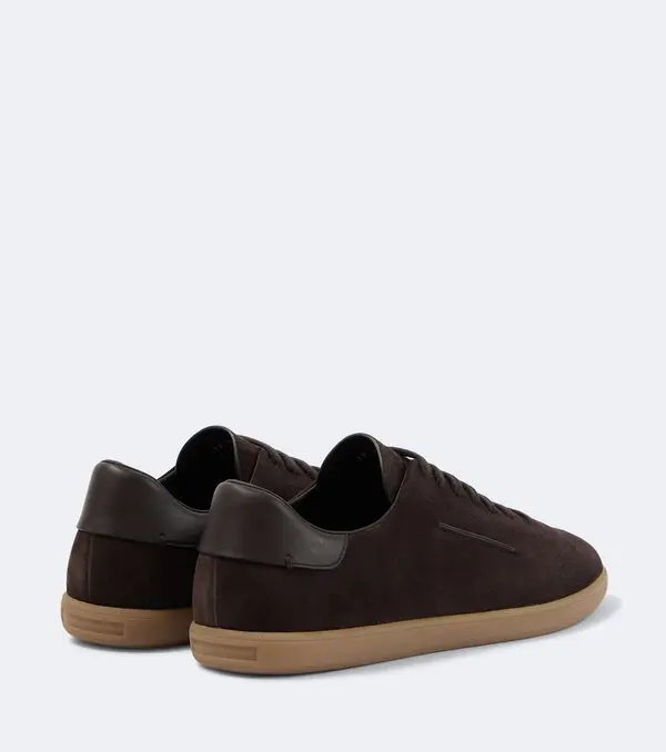 Zegna 232 Suede Lace-up Sneakers