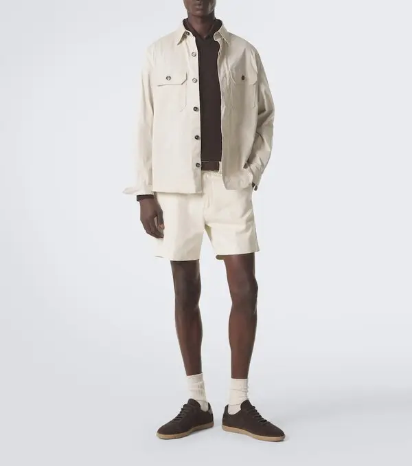Zegna 232 Suede Lace-up Sneakers