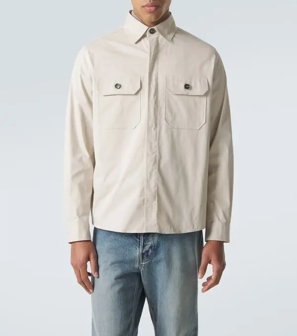 Zegna Cotton-blend Overshirt