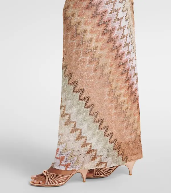 Missoni Halterneck Lame Maxi Dress